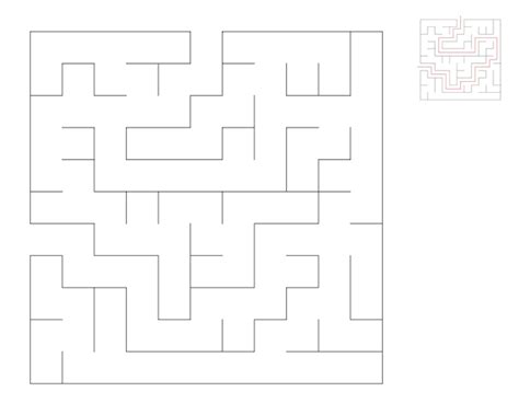 premium vector square maze logic game with labyrinths maze game a