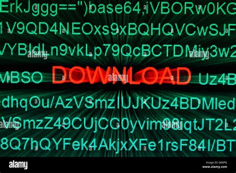 Screen Code Concept Stock Photo Alamy