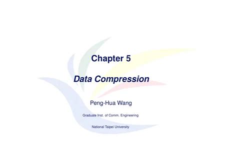 Ppt Chapter 5 Data Compression Peng Hua Wang Graduate Inst Of Comm Powerpoint Presentation