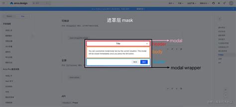 modal acro design 源码简析acrodesign 的 modal 组件 modal 的 temp 掘金