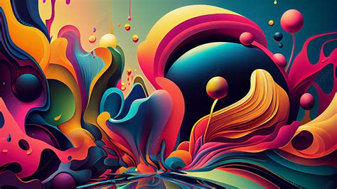 Colorful Rhythmic Graphic Abstract Background Color Abstract Geometric Background Image And