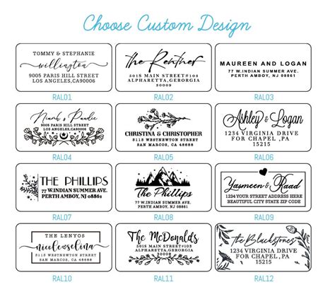 Address Labels ROLLS Return Address Labels Roll Custom Guest Etsy Australia