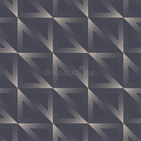 Triangles Geometric Seamless Pattern Vector Ultramodern Abstract Background Stock Vector