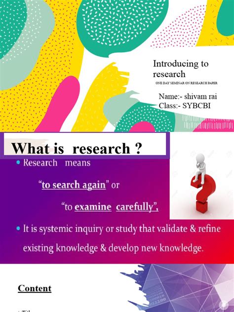 Research Introduction Pdf