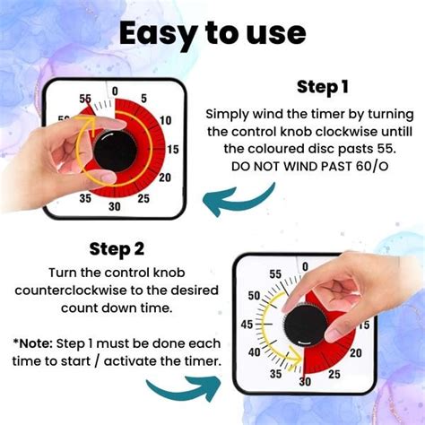 60 Minute Visual Timer Natsnest