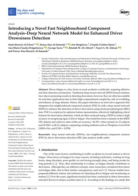 Pdf Introducing A Novel Fast Neighbourhood Component Analysisdeep Neural Network Model For