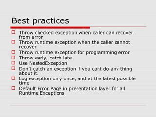 Exception Handling In Java PPT