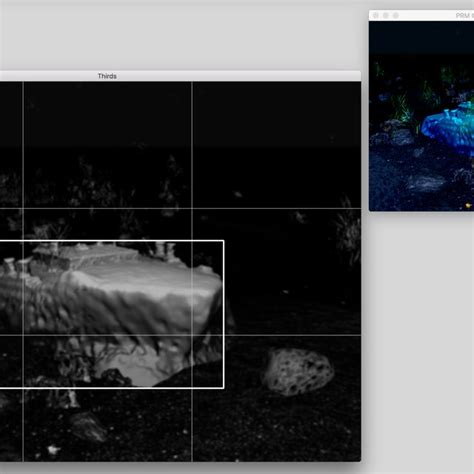 Rule Of Thirds Detection On The Right The Opengl Scene Is Rendered And