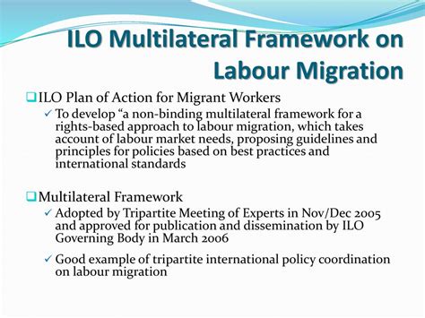 ilo s approach to labour migration ppt download