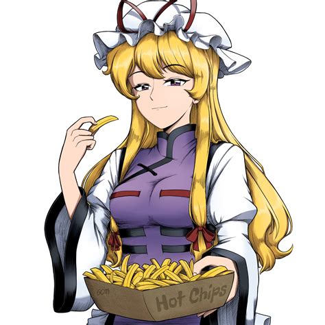 Yakumo Yukari Touhou Drawn By Giantcavemushroom Danbooru