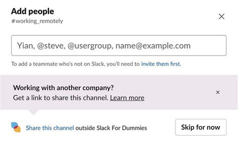 How To Create Public And Private Slack Channels Dummies