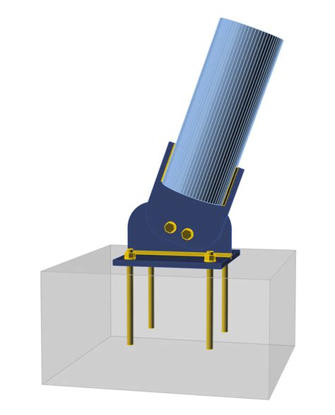 How To Model Footing With Connecting Plate Idea Statica