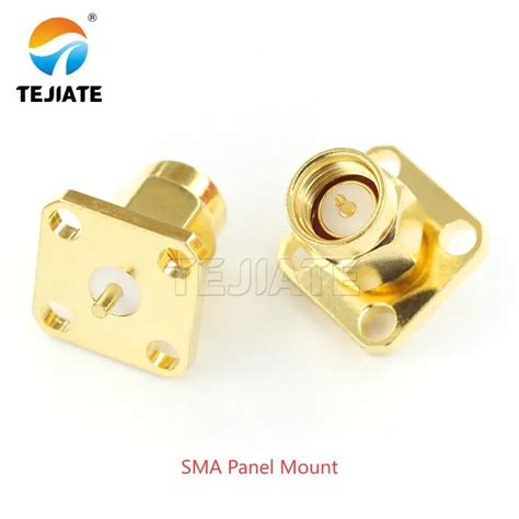 Sma Male Connector Guide Plug Panel Mount And Pcb
