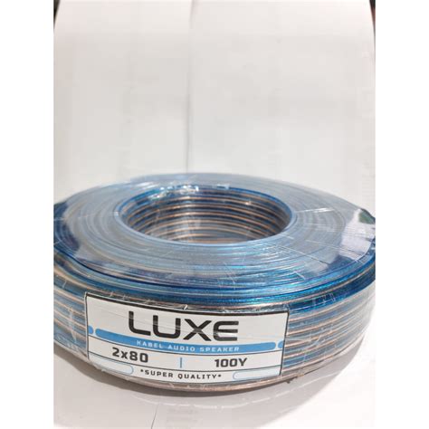 Jual Kabel Transparan Luxe Kabel Audio Transparan Kabel Speaker X Yard Meter