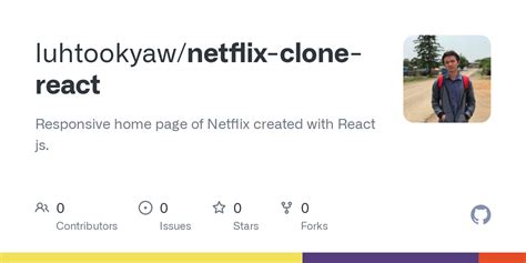 Github Luhtookyaw Netflix Clone React Responsive Home Page Of Netflix Created With React Js