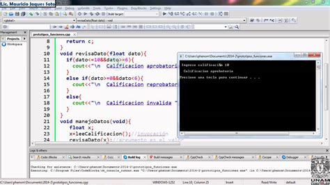 Programación Modular parte prototipos de función YouTube