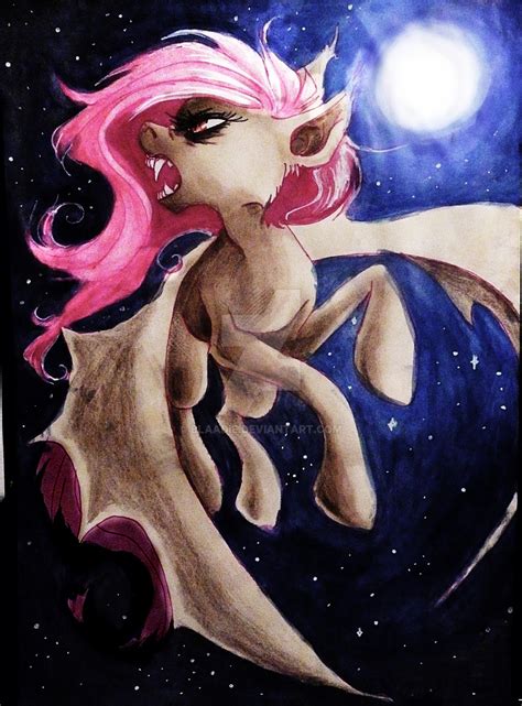 Mlp Traditional Art Flutterbat Batpony Бэтпони Mlp Art My