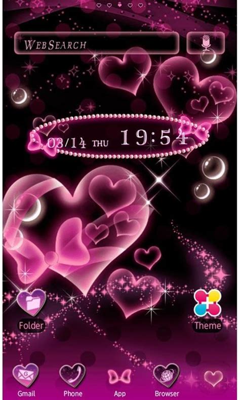 Bubble Hearts Wallpaper Theme Apk для Android — Скачать