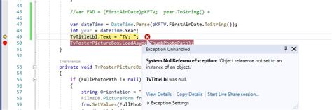 Solved C Winforms User Control Object Reference Not Set To An