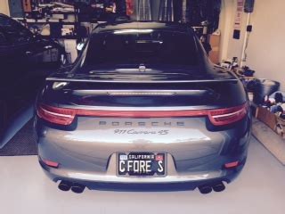 Ca Legacy Plates 6speedonline Porsche Forum And Luxury Car Resource