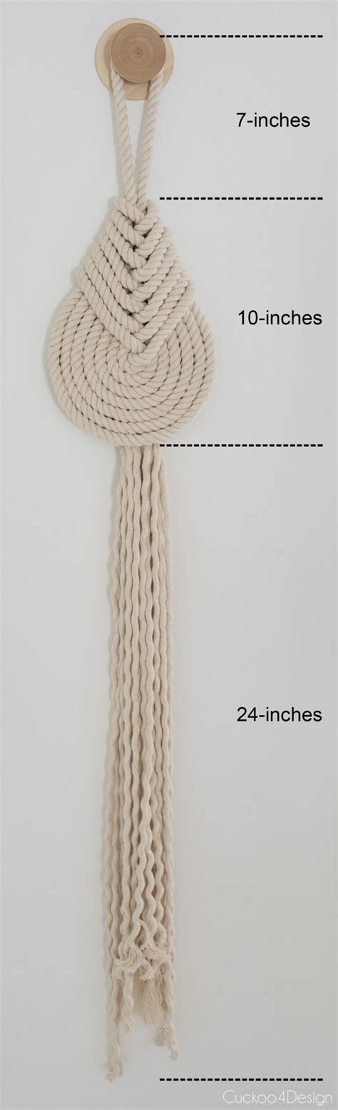 Surprisingly Easy Macrame Pipa Knot Wall Hanging Tutorial Cuckoo4design