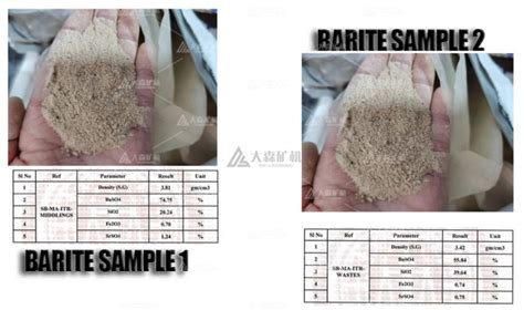 Dasen Minings Barite Ore Flotation Experiments And Results Dasen Mining