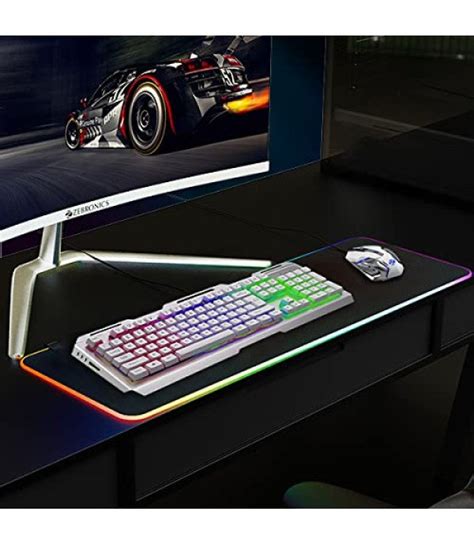 Zeb Keyboard And Mouse Combo Transformer White Silver