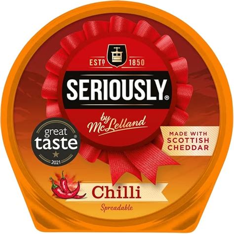 Seriously Spreadable Chilli Cheese Spread 125g Uk Grocery