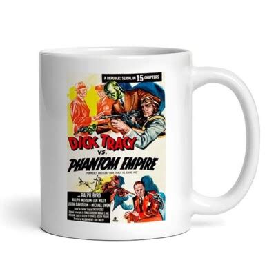 Dick Tracy Vs The Phantom Empire 1952 Mug Ebay