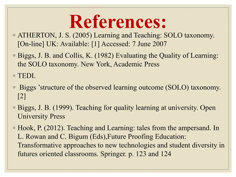 Unit 4 Solo Taxonomy Solo Taxonomy Pptx