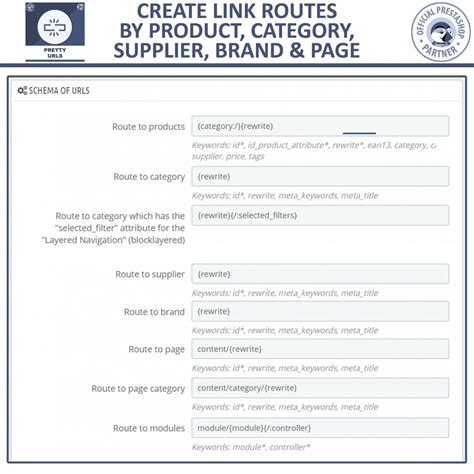 Prestashop Friendly Url Module Pretty Url By Fmemodules Codecanyon