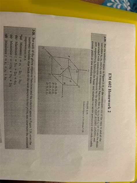solved 3 19 for the solution space in figure 3 16 all the