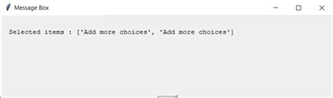 Python Easygui 多选框 码农参考