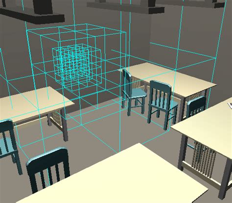 an octree as a spatial subdivision data structure allowing local