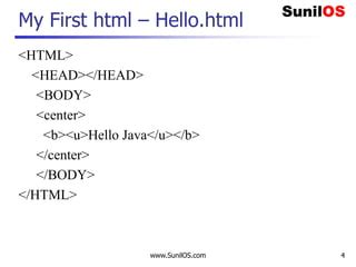 JSP Servlet Core Concept PPT