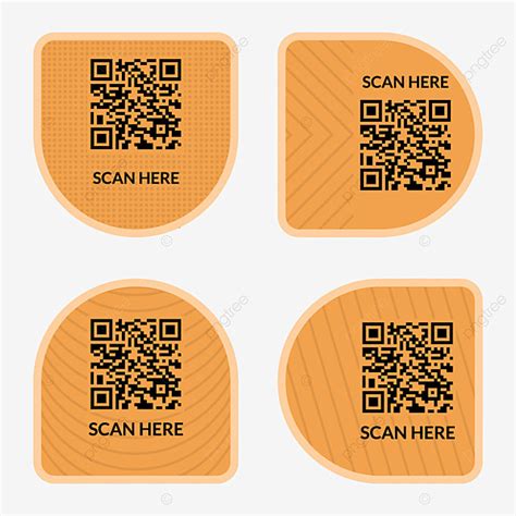 Qr Code Illustration Vector Design Images Qr Code Label Element Clipart Simple Lineart Lip