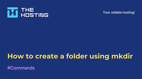 How To Create A Folder Using Mkdir