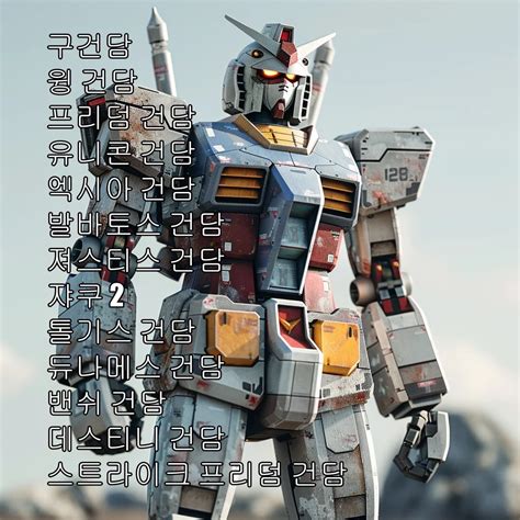 건담 대백과 컬러링 북 크몽