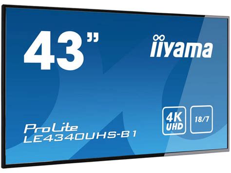 Купить Информационный ЖК-монитор Iiyama ProLite LE4340UHS-B1, цена ...