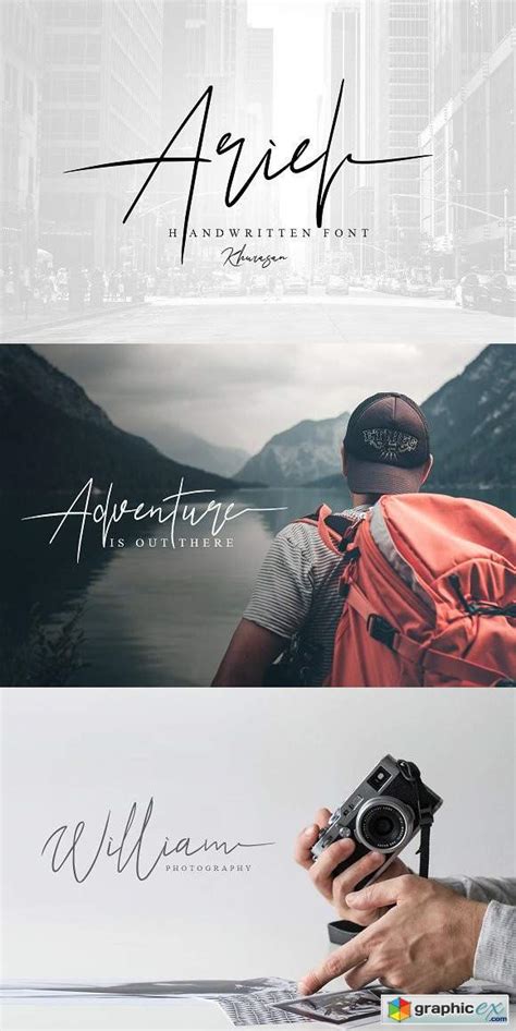 Ariel Signature Font Free Download Vector Stock Image Photoshop Icon