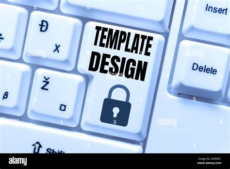 Conceptual Display Template Design Word For An Overall Layout Or Blueprint With A Format To Be