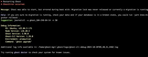 Can Not Upgrade Ghost Nor Export Content Self Hosting Ghost Forum