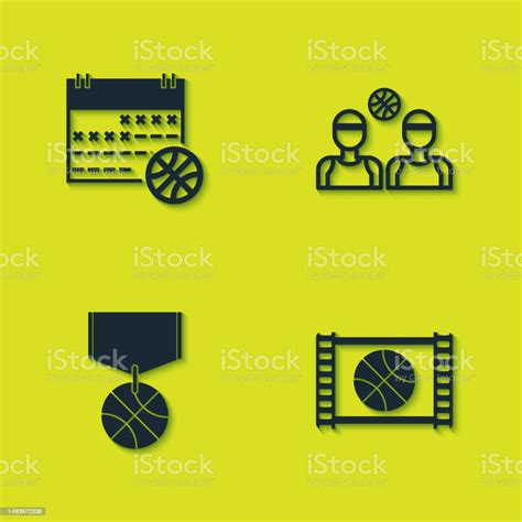 스포츠 달력 게임 비디오 메달 및 선수 아이콘에 농구를 설정합니다 벡터 0명에 대한 스톡 벡터 아트 및 기타 이미지 0명 1위 개념 Istock