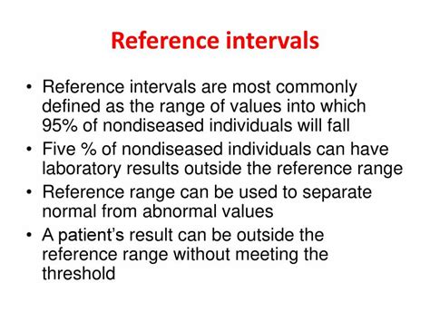Reference Range In Clinical Chemistry Powerpoint Slides Learnpick India