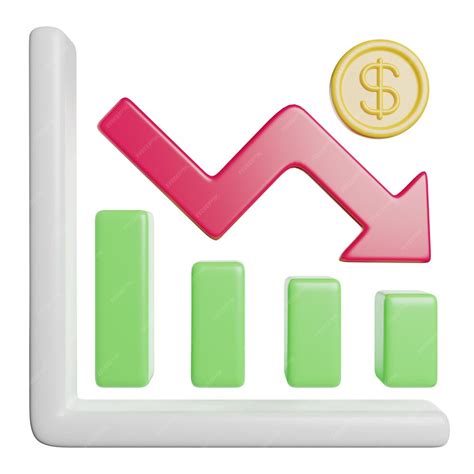 Premium Photo Decrease Chart Graph