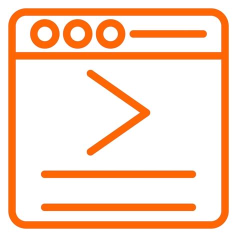 premium vector vector design console command line ten colorsvg style