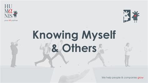 Knowing Myself And Others Self Learning Humanis