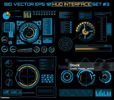 추상 미래 개념 벡터 미래 가상 그래픽 터치 사용자 인터페이스 Hud 웹 사이트 검정색 배경 테크노 온라인 디자인 비즈니스 Gui Ui에 고립 된 모바일 응용 프로그램에 대