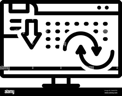 Icon For Auto Save Stock Vector Image Art Alamy