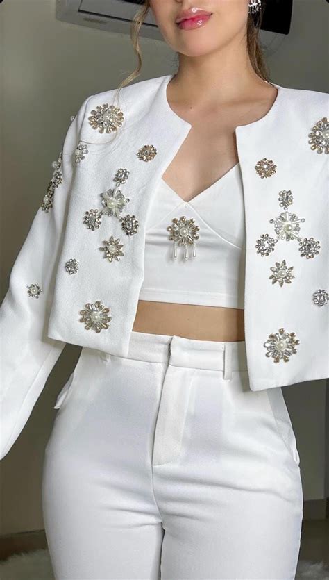 Handmade Embellished Cropped Blazer Beaded Crystal Wedding Jacket